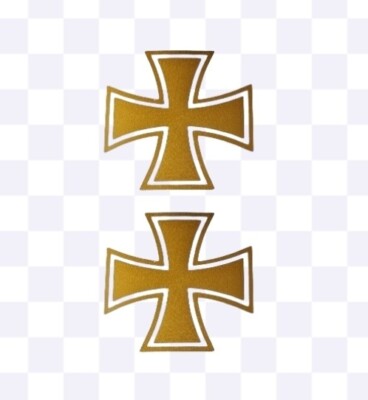 2 x Iron Cross Maltese Cross Camper Van Rat Look Hot Rod Bobber Chopper ...