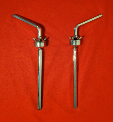1 Vintage 1970's PEARL HEX Tom Drum Mounting ARMS Holder Set 2PC Ultra ...