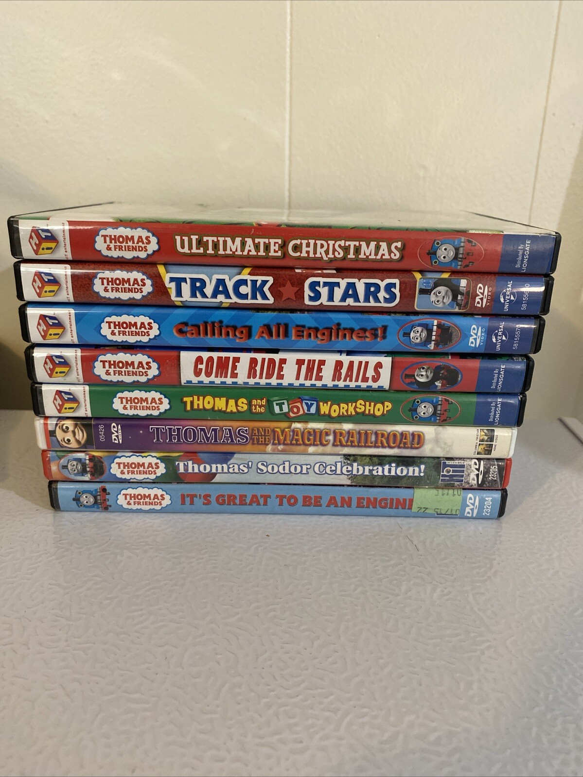 Thomas & Friends DVD Lot Of 8 HIT Entertainment Lionsgate