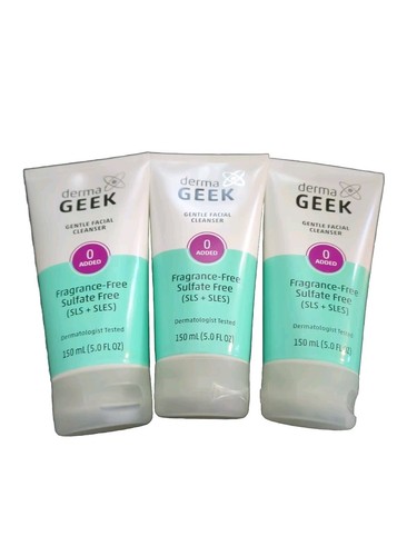 Derma Geek Gentle Facial Cleanser Face Wash Fragrance Sulfate Free 🔥🔥3 ...