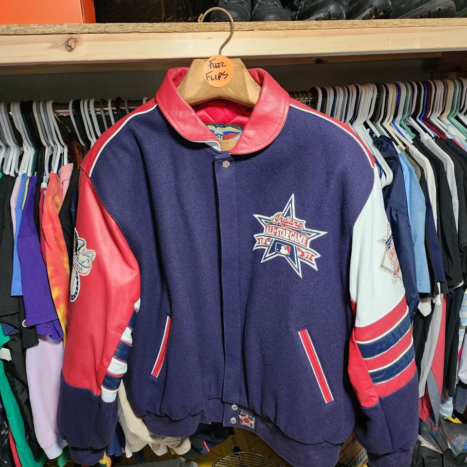 Vintage 1997 Cleveland Indians Jeff Hamilton All Star Game Leather ...
