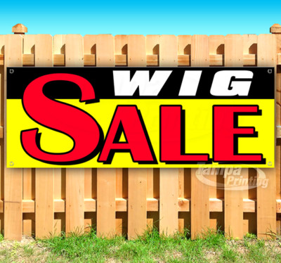 WIG SALE Advertising Vinyl Banner Flag Sign Many Sizes USA | eBay