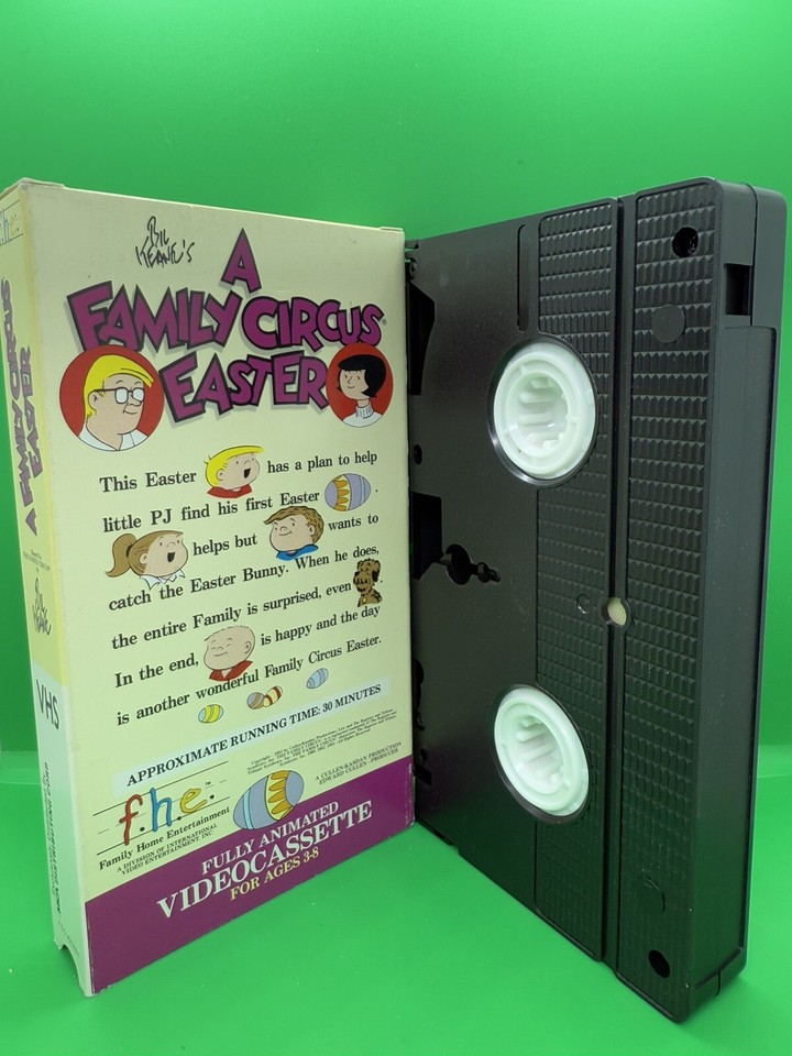 A Family Circus Easter (VHS, 1982) Bil Keane f.h.e Cartoon Kids Video ...
