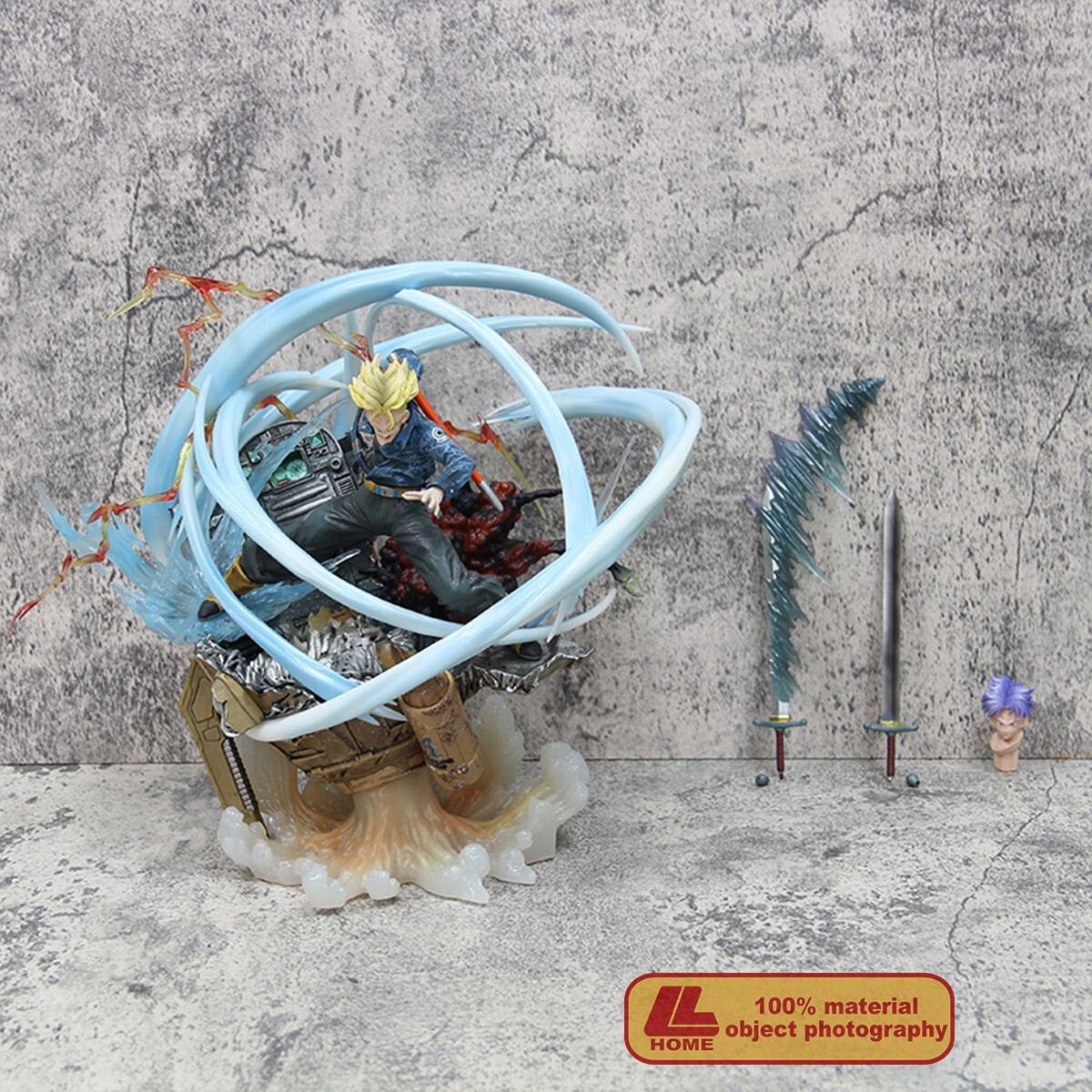 Anime Dragon Ball Z Super Saiyan Trunks Fight effects Replaceable ...