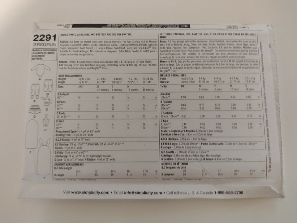 New Assorted Sewing Patterns Simplicity Range 2247 - 3809 | eBay UK