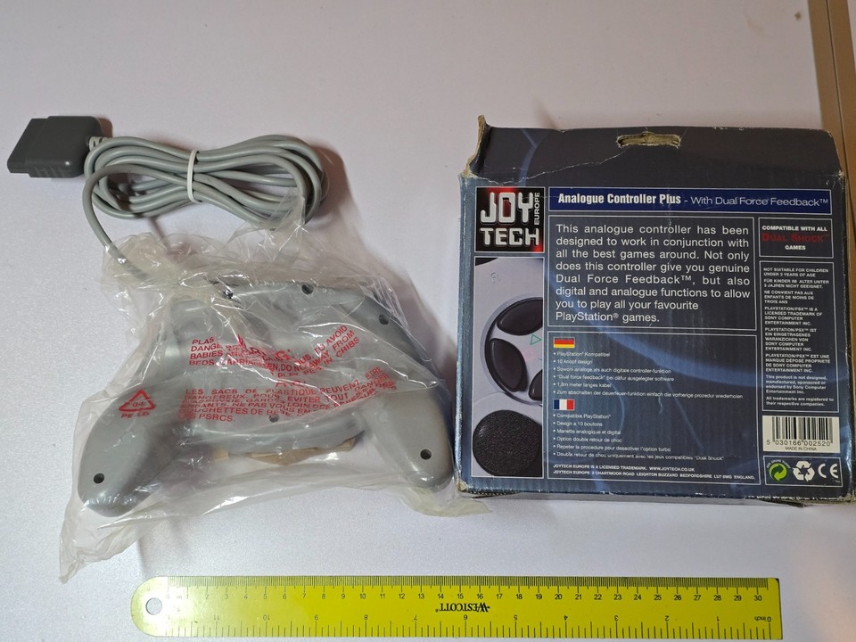 SONY PLAYSTATION 1 PS1 ANALOGUE CONTROLLER GAMEPAD Grey NEW! Game Control Pad | eBay