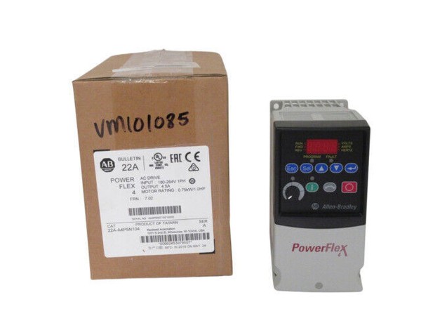 Allen-Bradley PowerFlex 4 240VAC 1PH 4.5A General Purpose AC Drive (22A ...