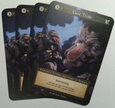 Sorcery TCG Alpha Kickstarter - Cave Trolls x4 *Ordinary - Playset* | eBay