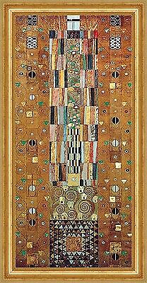 Ritter Stoclet Fries Blattgold Jugendstil Secession Bütten Gustav Klimt ...