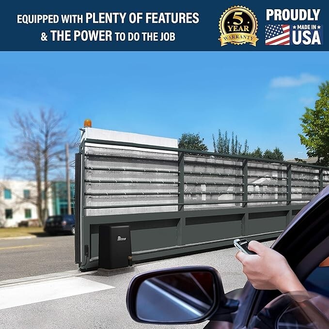 Slide Gate Motor Operator for Commercial Eagle 2000-FR-1/2HP Gate ...