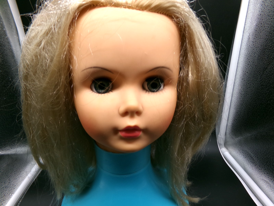 Vintage 1967 Nasco's Claudette Hairstyling Mannequin Head Kit w/ Real ...