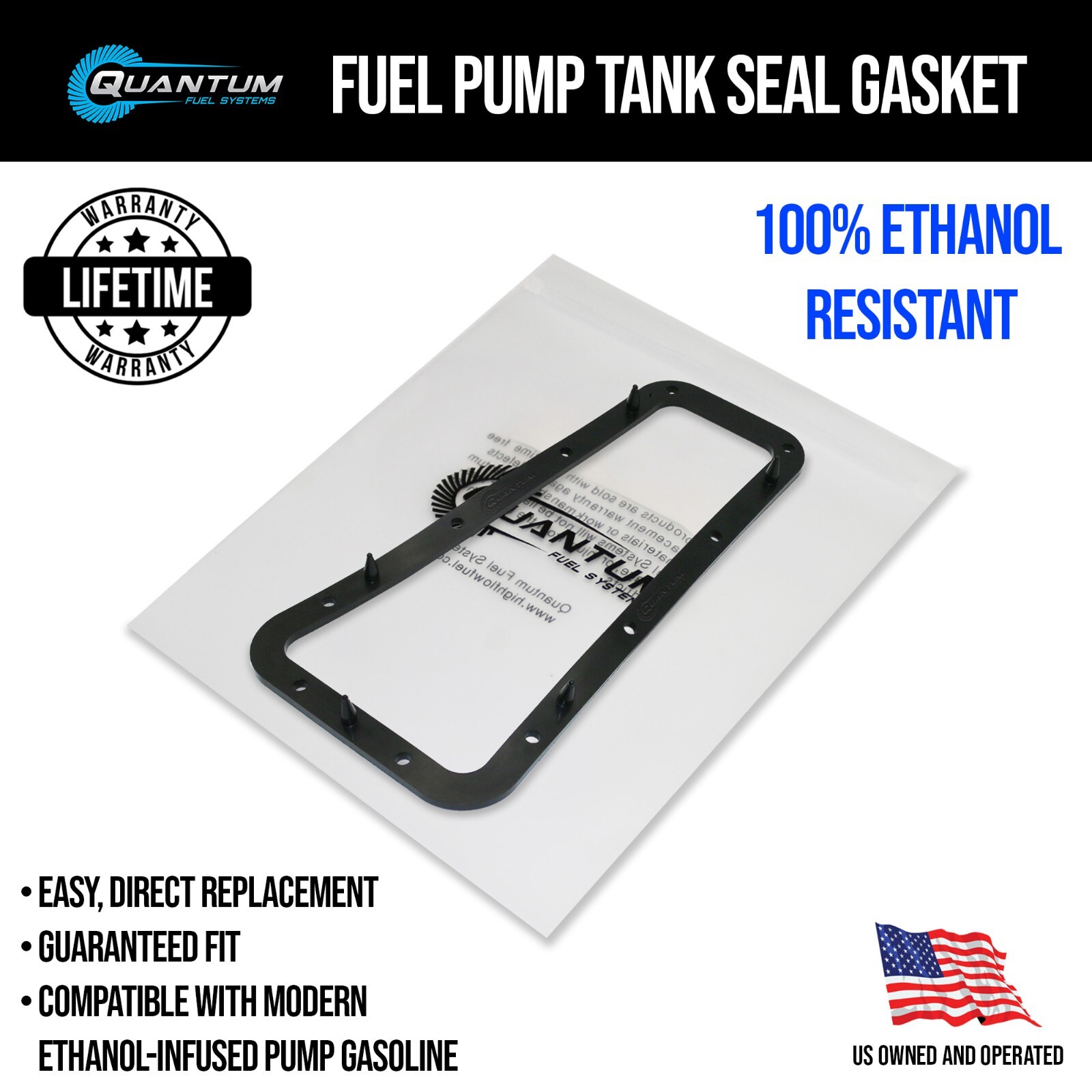 QFS Fuel Pump Tank Seal for 01-11 Harley-Davidson FXCW / FXSTD Softail ...