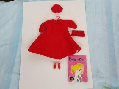 Vintage 1962-1965 Barbie Red Flare #939 Outfit Shelf D3 | eBay