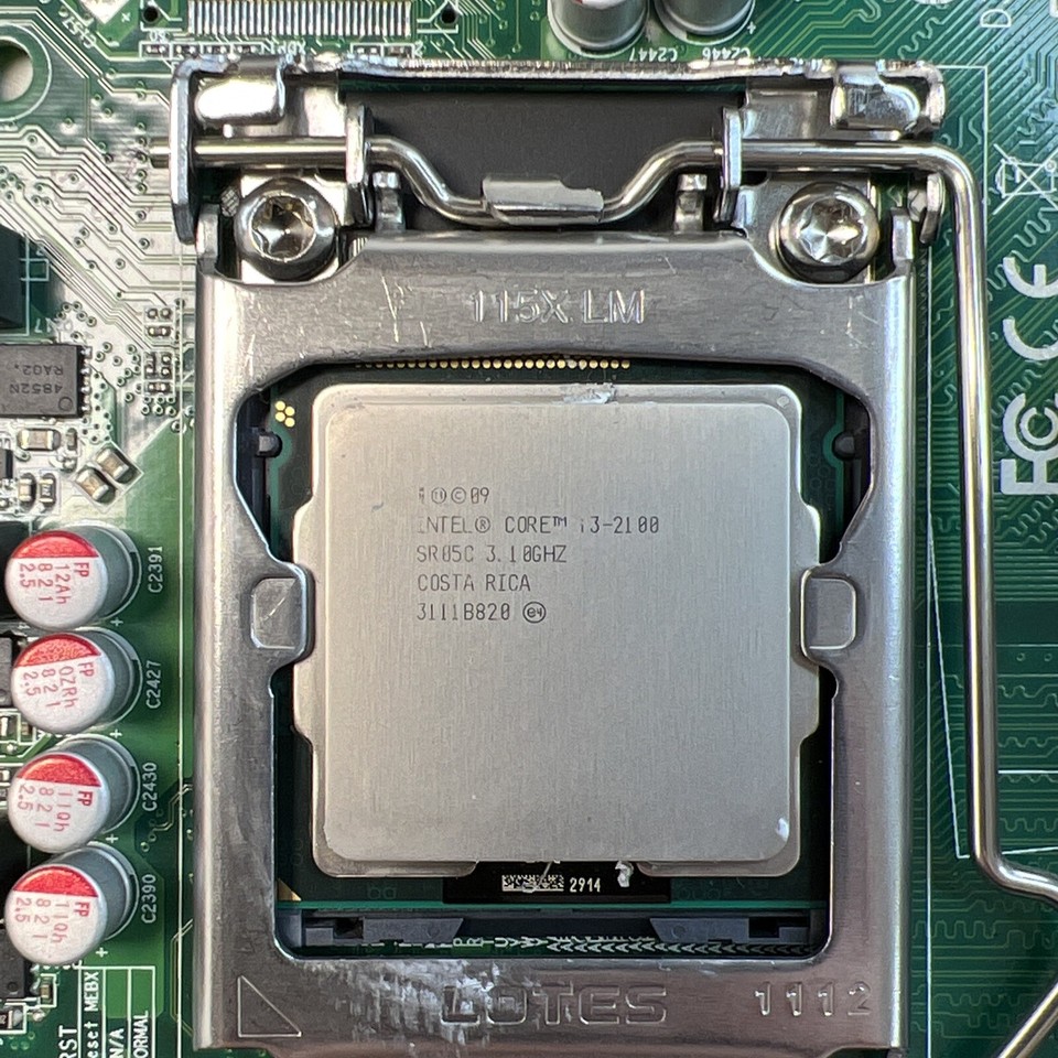 Intel DQ67EP Motherboard G12529-305 w/Heatsink & CPU no I/O plate | eBay