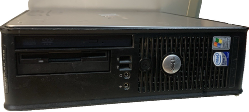 Vintage Dell Optiplex 745 SFF Desktop Core 2 Duo 250GB HD 4GB Ram FDD ...