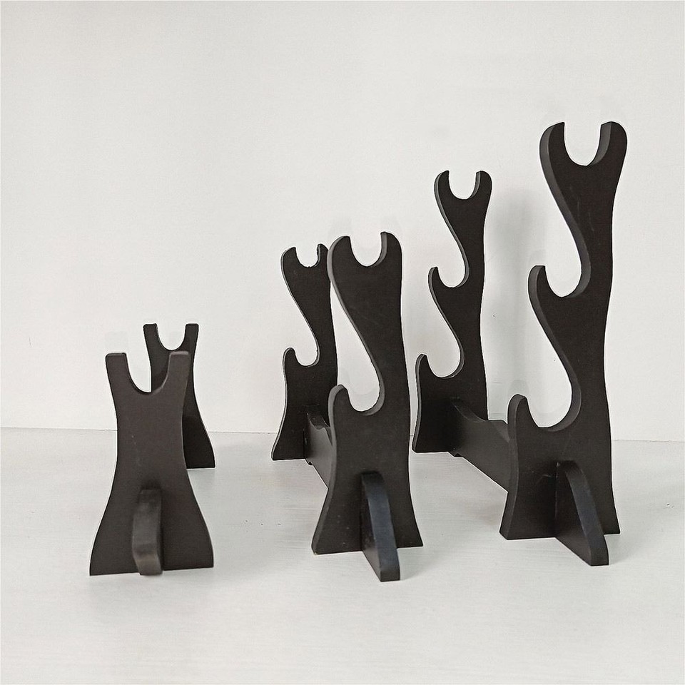 1 ~ 3 Tier Samurai Sword Stand Density Board Tanto Rack Flute Holder ...