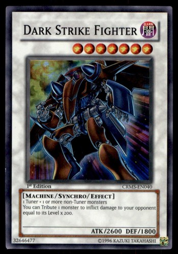 Yu-Gi-Oh! Dark Strike Fighter #CRMS-EN040 1st Edition Light Play | eBay