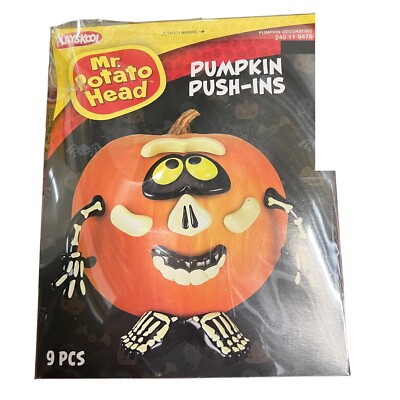 BRAND NEW Halloween Playskool Mr.Potato Head Skeleton Pumpkin Push-Ins ...
