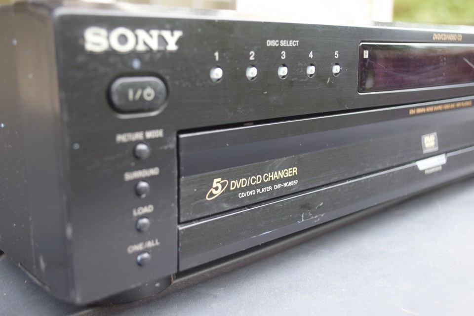 Sony DVP-NC665P 5 Disc CD/DVD Player Changer Carousel No Remote Tested ...