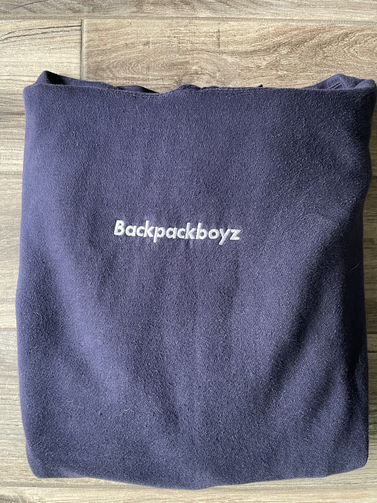 RARE Backpack Boyz 5 Points Navy Blue Embroidered Hoo… - Gem
