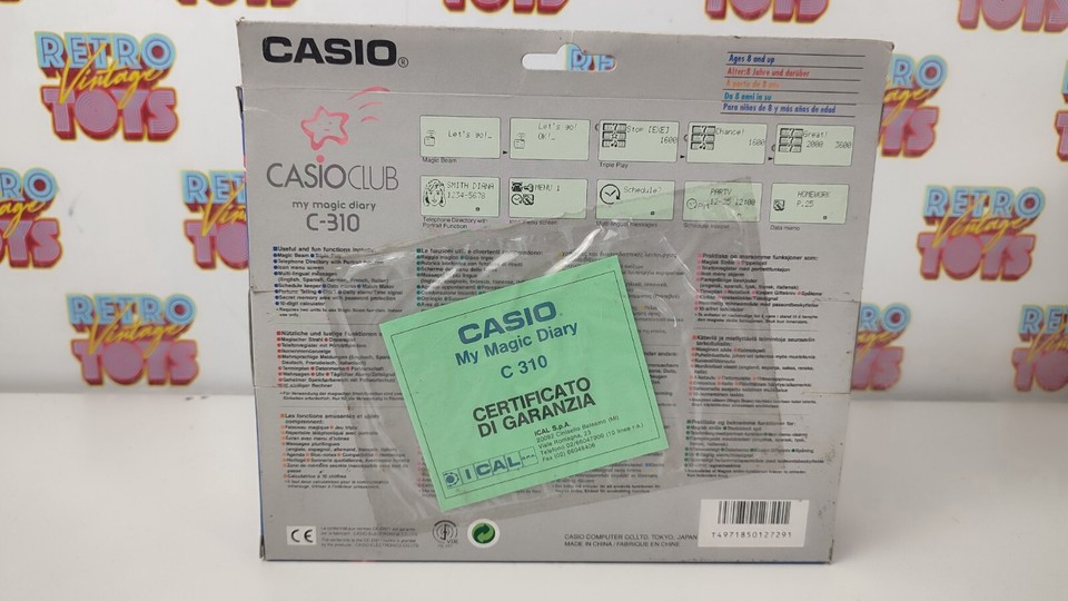 Casio Club My Magic Diary C-310 Casio Club Football Game & Watch ...