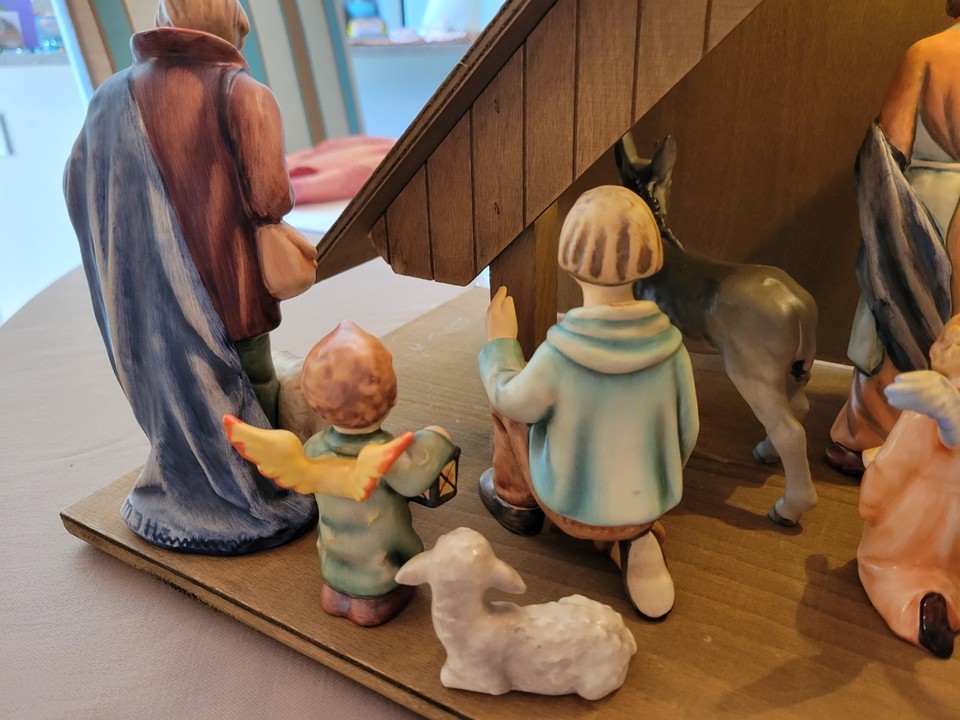 Hammel Goebel W. Germany Nativity,16 pc LARGE With original Hummel ...