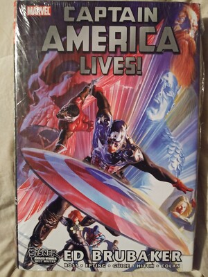 Captain America Lives! OMNIBUS Ed Brubaker Sealed 1st Printing Diff ...