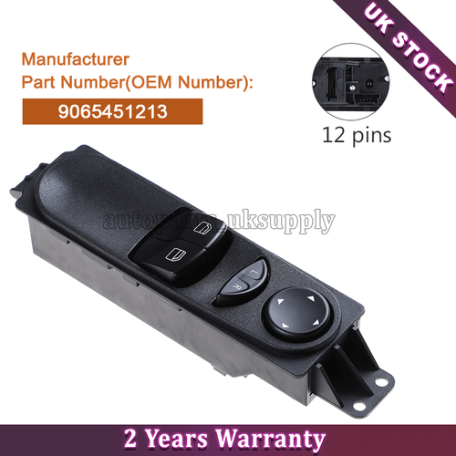 Window Mirror Control Switch Console For VW Crafter Benz Sprinter ...