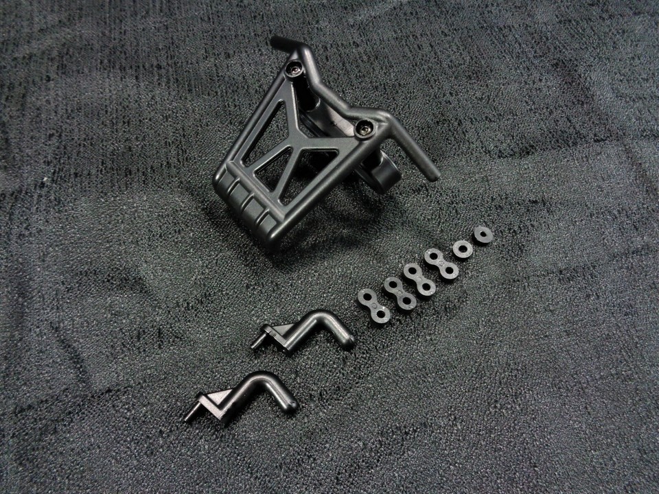 Losi Tenacity DB Red Lucas Oil Body Set Roll Cage Wing Interior Light ...