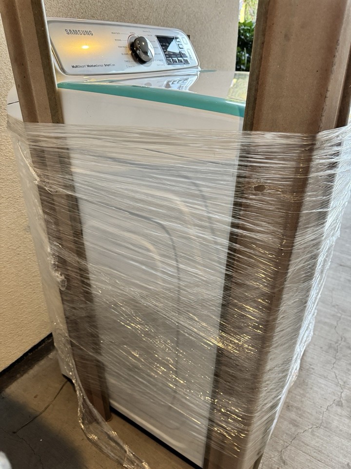 NEW Samsung DVE50M7450W 7.4 cu. ft. Electric Dryer - White | eBay