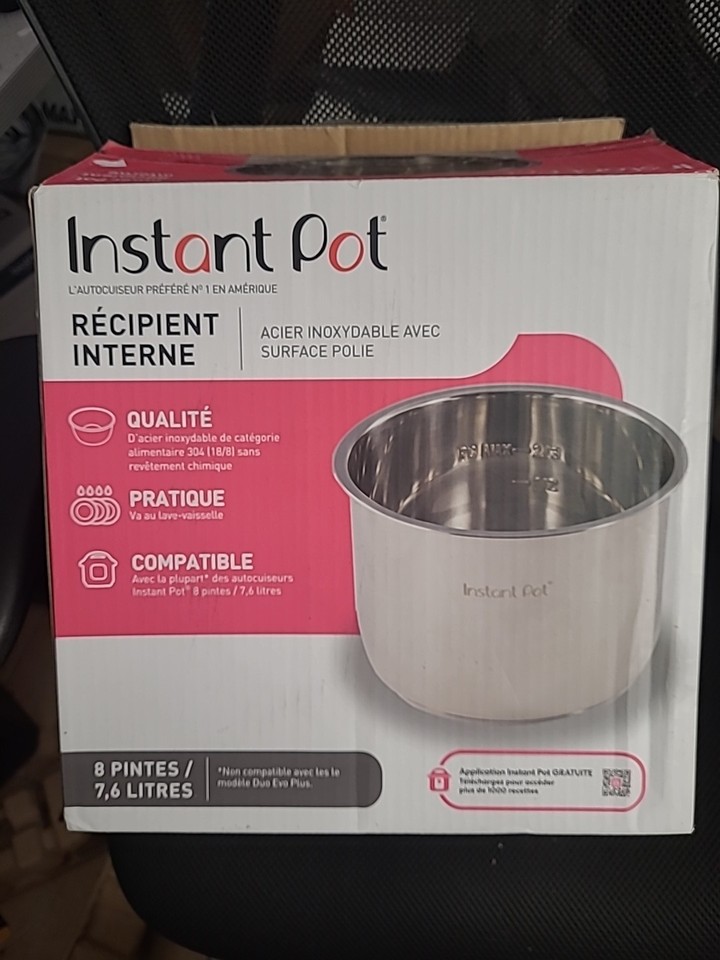 Instant Pot Stainless Steel Inner Pot - 7.6 Litre | eBay UK