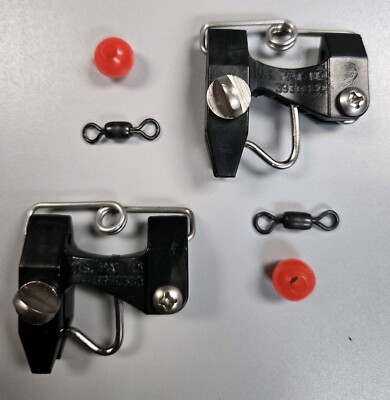 2 -Outrigger Clip Release Trolling Downrigger Kite Fishing #2 W/ Swivel ...