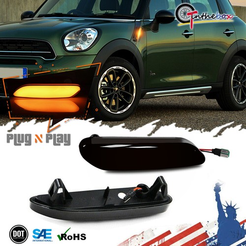 FOR MINI COOPER COUNTRYMAN 15-17 R60 R61 LED FENDER SIDE MARKER LIGHT ...