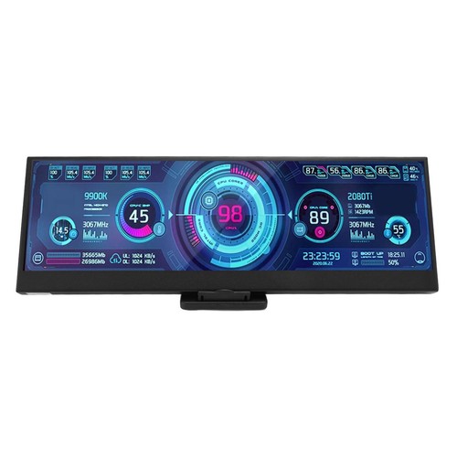 14 Inch Computer Temp Monitor PC Temperature Display With 1920x550 178 ...