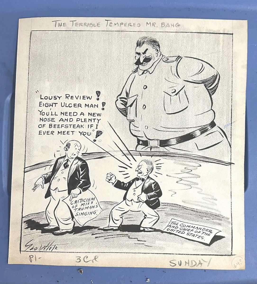 Stalin Cold War Cartoon