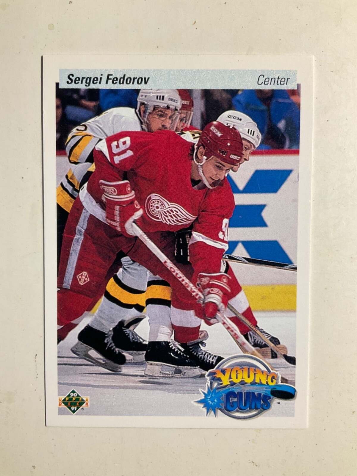 SERGEI FEDOROV RC YOUNG GUNS 1990-91 UPPER DECK 90-91 Rookie RC #525 ...
