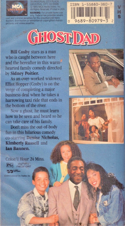 GHOSTDAD- Bill Cosby- Cut Box in Plastic Case VHS LN 96898097932| eBay