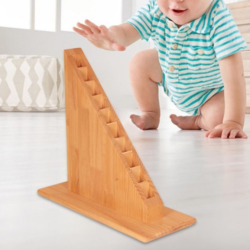 Wooden Montessori Stand for Long Red Rods Visual Experience Sensorial ...