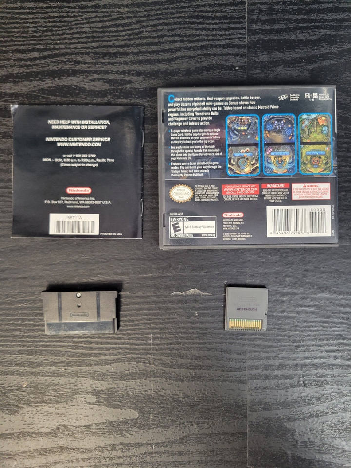 Metroid Prime: Pinball for Nintendo DS Complete Near Mint Shape With ...