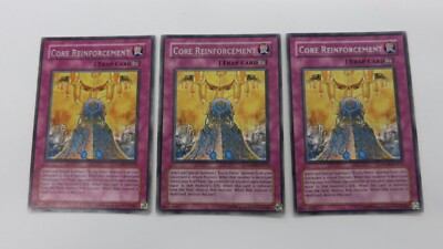 3x CORE REINFORCEMENT ANPR-EN073 PLAYSET TRAP CARD UNLIMITED RARE ...