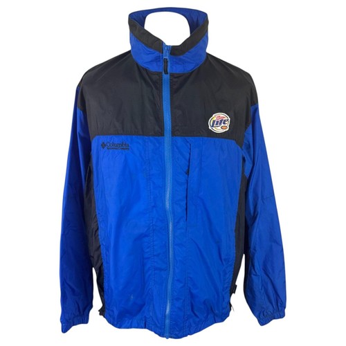 Columbia Windbreaker L Men's Blue Vintage Lightweight Outdoors Miller ...