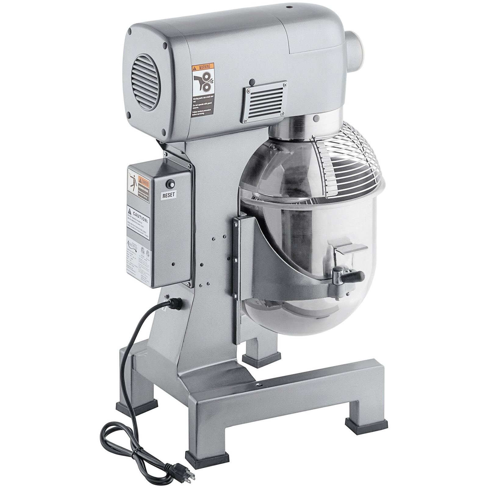 Avantco 20 Qt. Gear-Driven Commercial Planetary Stand Mixer w/ Guard ...