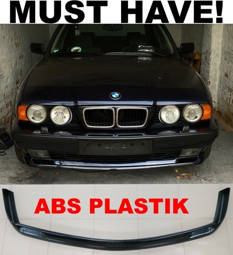 BMW E34 front splitter mtech lip spoiler, abs plastic, video review | eBay