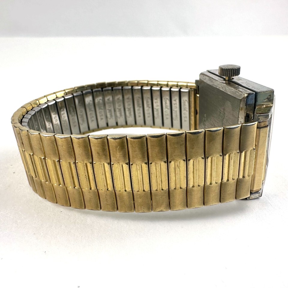 Men's Woldman Electra Mechanical Gold Tone Wrost Watch Working Jeweled ...