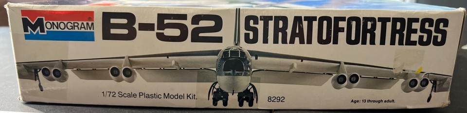 Monogram B-52 Stratofortress 8292 1/72 Open Model Kit ‘Sullys Hobbies ...