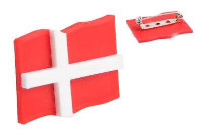 Denmark Flag Pin with Lock Bar Pin Back, Made in USA | eBay