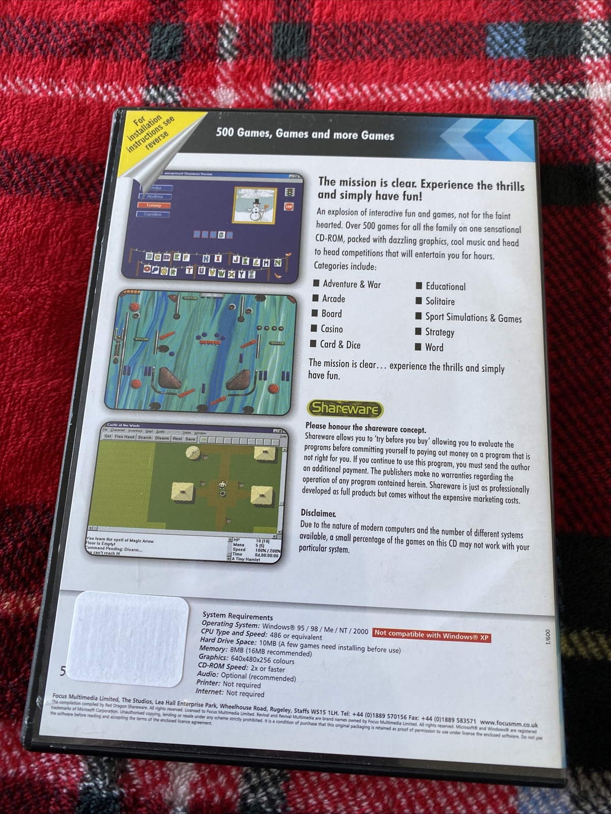 500 Games Pc Cd-rom | eBay UK