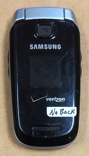 Samsung SCH-U430 - Black and Silver ( Verizon ) Cellular Flip Phone ...