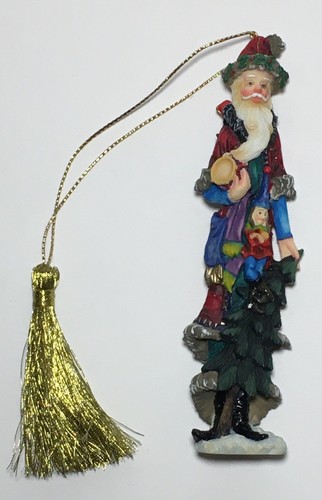 Lenox Tree Bearer Pencil Old World 5" Santa Ornament Christmas 1999 ...