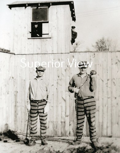 Marquette Branch Prison Inmates Stripes Ball & Chain Michigan State ...